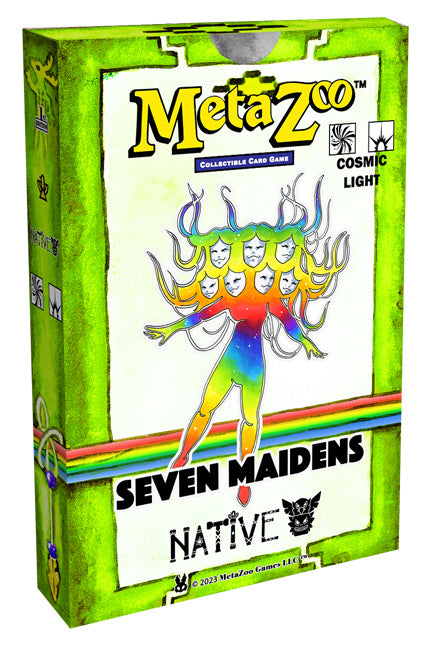 MetaZoo Native Theme Deck SEVEN MAIDENS (Cosmic/Light) – MetaZooCrew