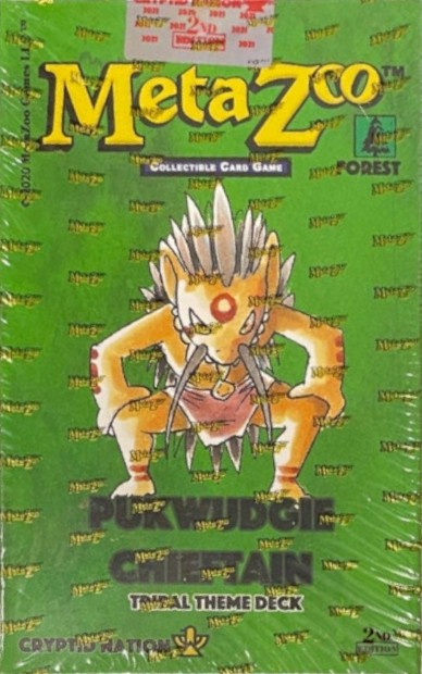 MetaZoo Cryptid Nation - Tribal Theme Deck (Pukwudgie Chieftain) (2nd – MetaZooCrew