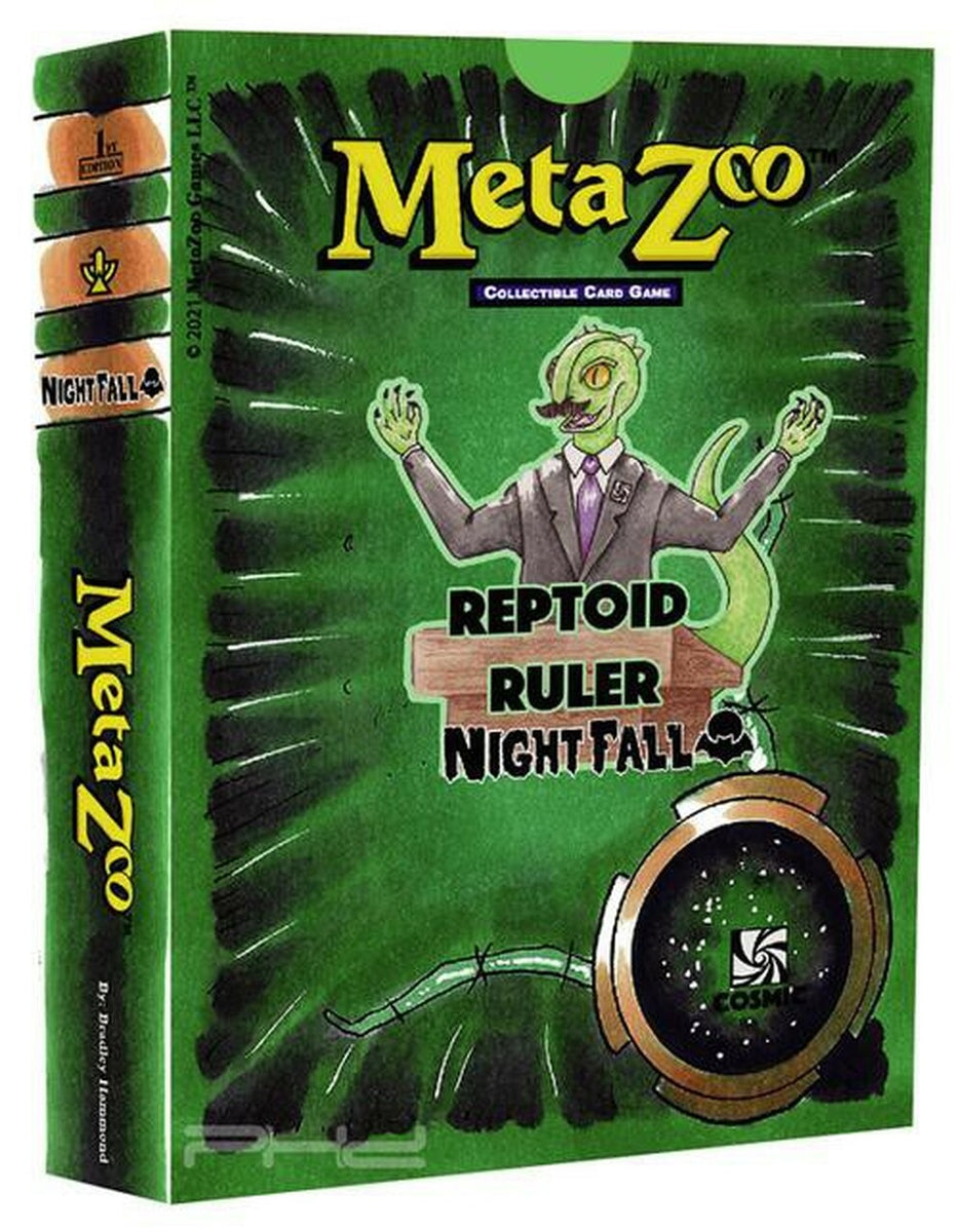 Nightfall Tribal Theme Deck: Reptoid Ruler - 1st Edition – MetaZooCrew