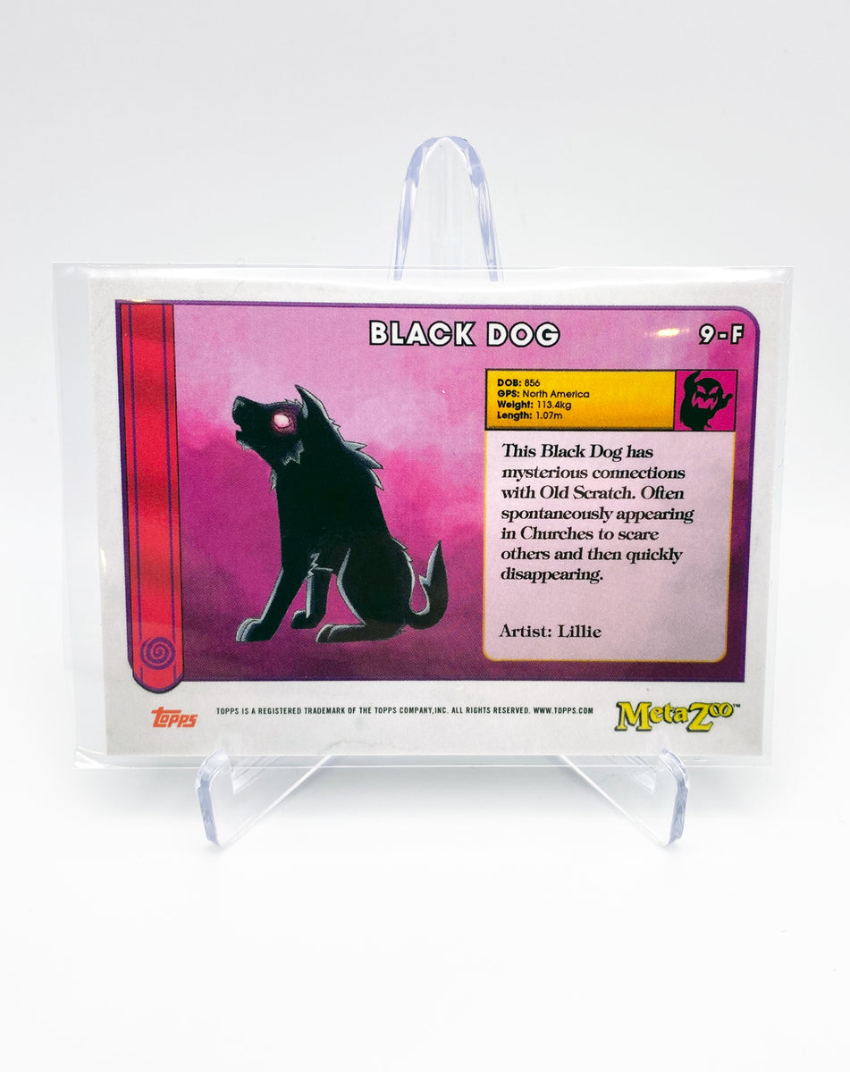 Metazoo Topps Wilderness Black Dog First Sighting Holo Card #23/99 ...